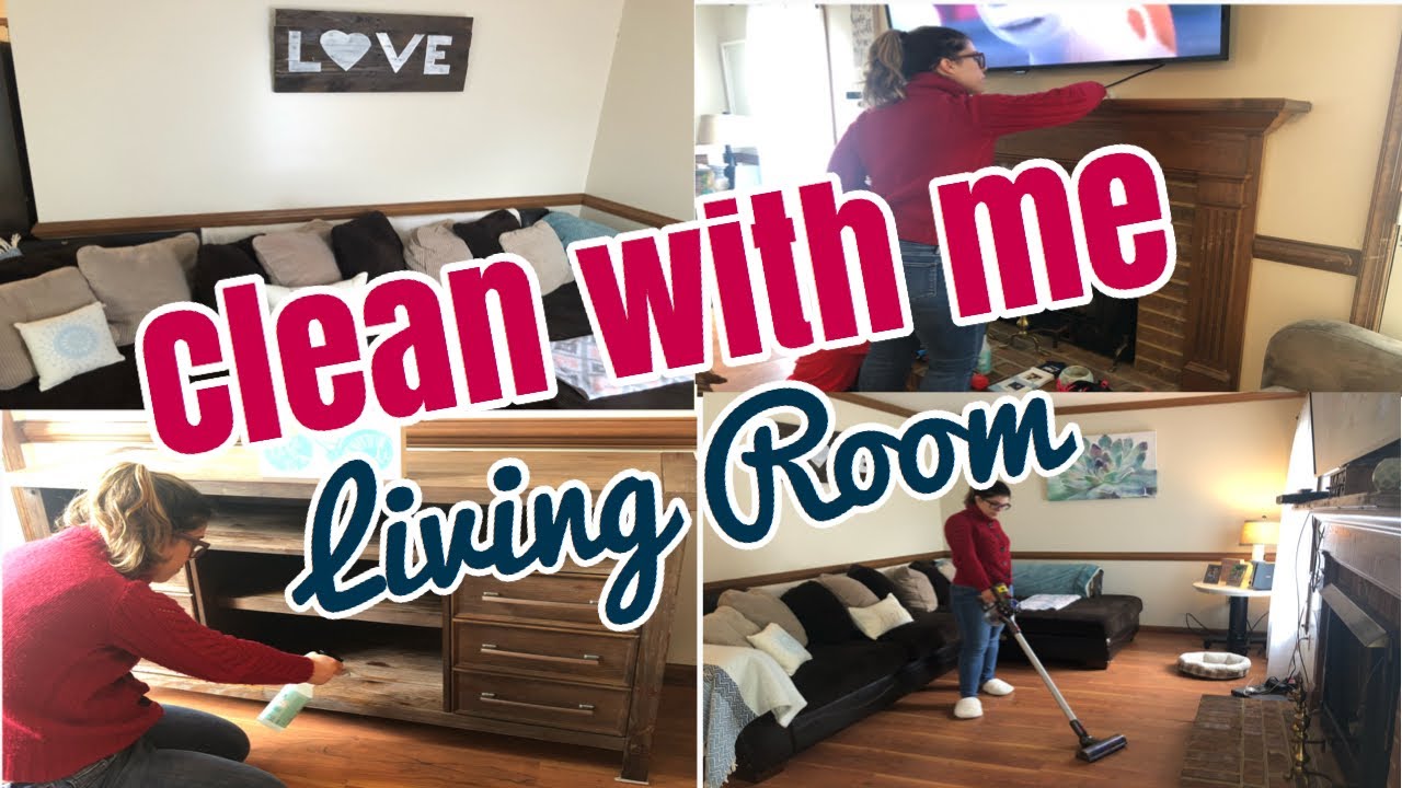 Living Room Cleaning|Clean with Me|Cleaning Motivation - YouTube