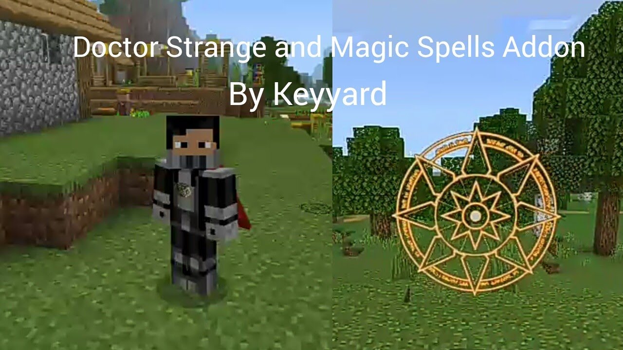 Doctor Strange and Magic Spells Addon in MCPE - YouTube