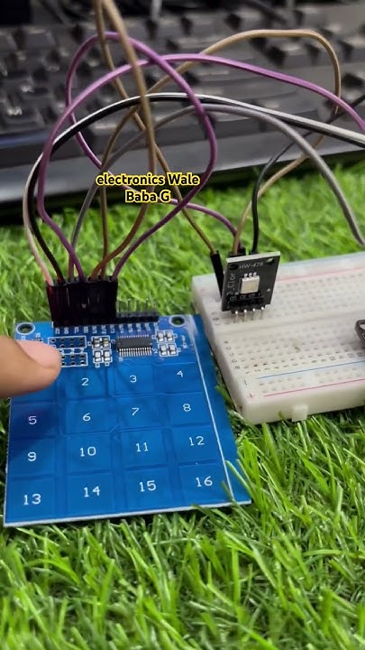 Say Goodbye to Keys: Creating a Touch-Activated Numpad Lock with TTP229 and Arduino!😲😲#short # ...