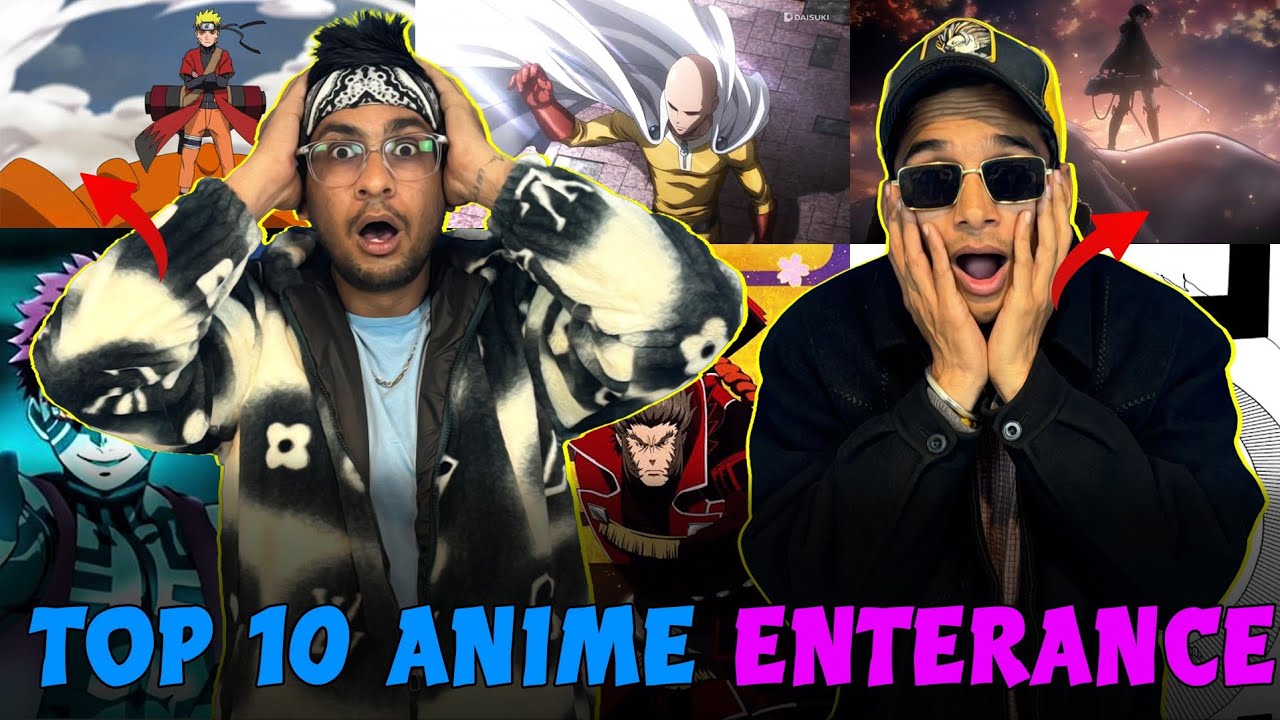 Top 10 Anime ENTRANCE Scenes🔥💯😱 - YouTube