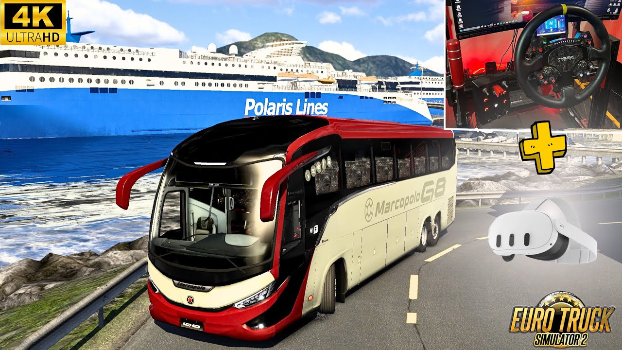 ETS2 in VR - Relaxed and Scenic Drive From Kirkenes to Russia | VR ...