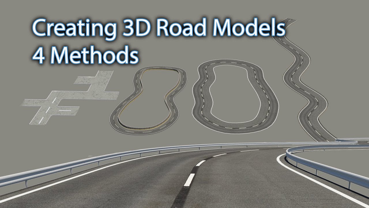 Creating Roads in 3ds Max (4 Methods) - YouTube