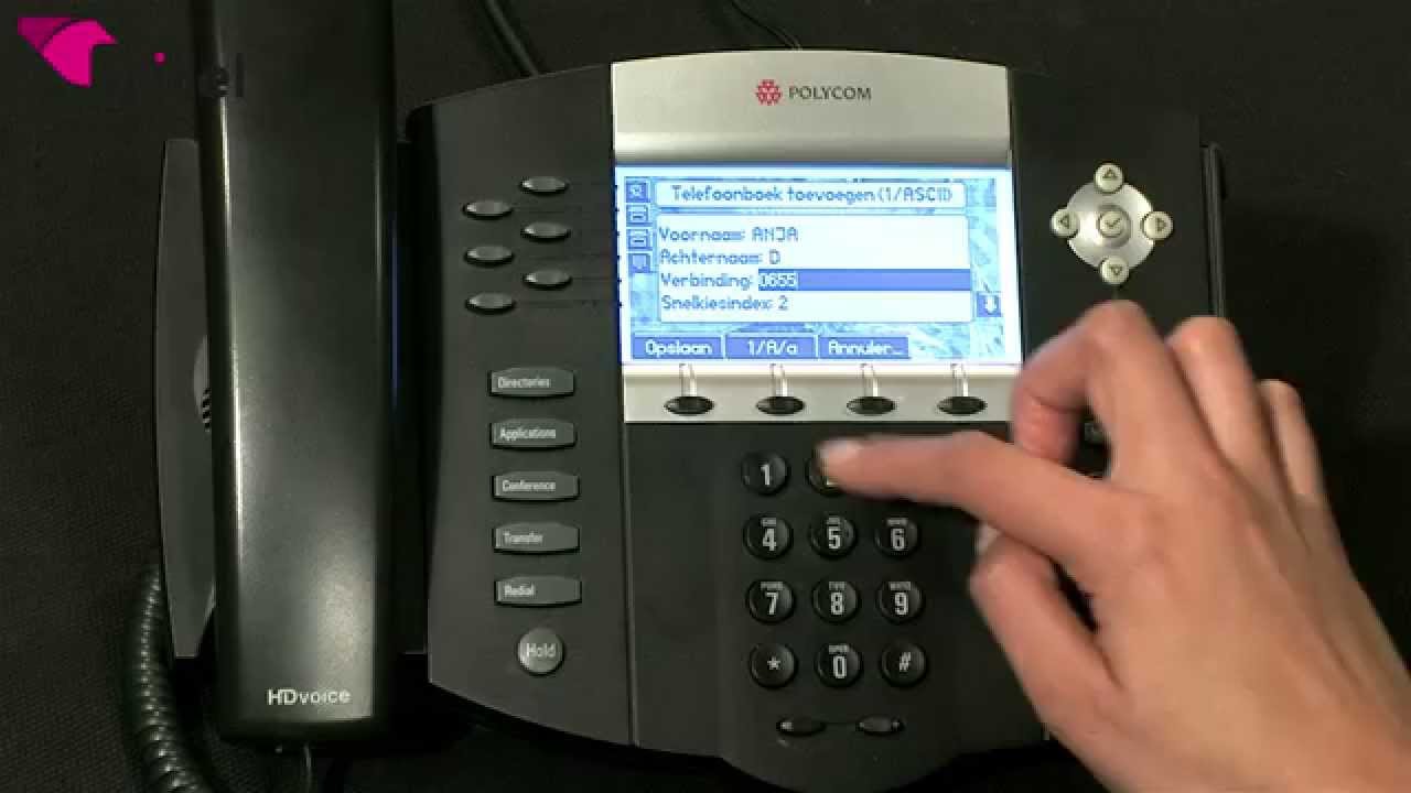 Handleiding Polycom 650 bureautoestel - YouTube