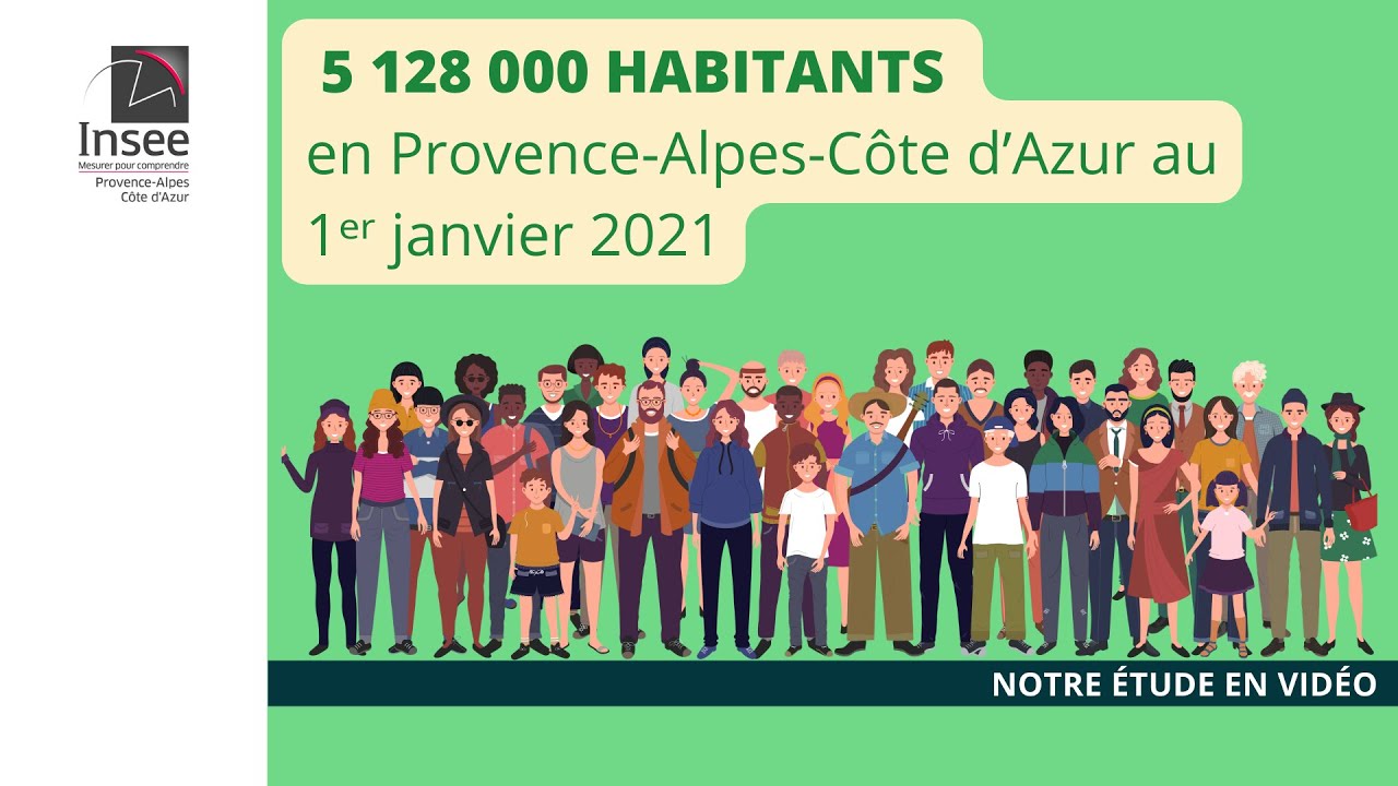 Populations légales : 5 128 000 habitants en Provence-Alpes-Côte d’Azur ...