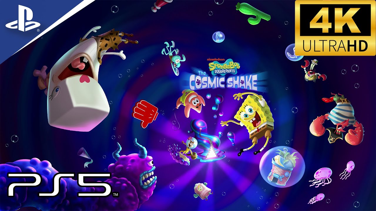 SpongeBob SquarePants: The Cosmic Shake PS5 Gameplay - YouTube