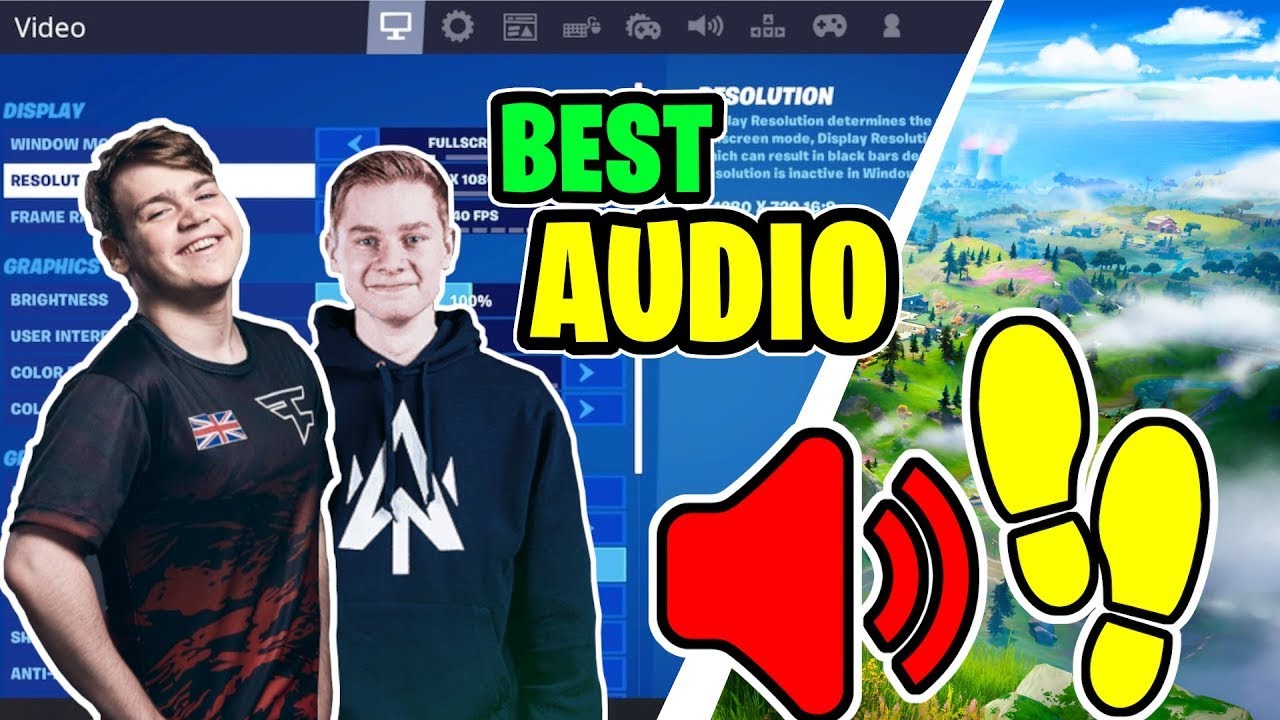 HOW TO GET Mitr0 andMongraal's Fortnite SOUND SETTINGS! (BEST AUDIO ...