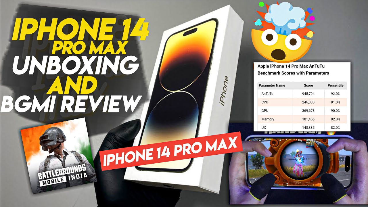 FINALLY I BOUGHT IPHONE 14 PRO MAX🔥•IPHONE 14 PRO MAX UNBOXING & GAMING ...