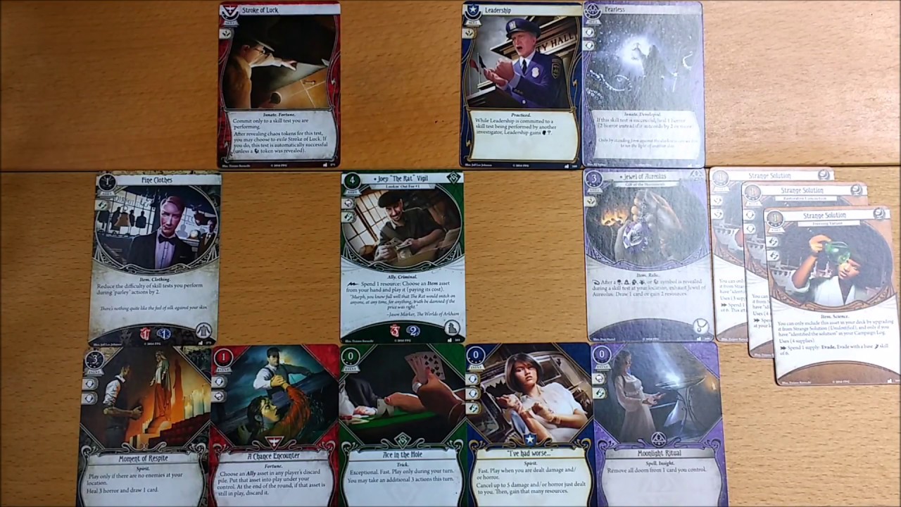 Where Doom Awaits - Player Card Breakdown - Arkham Horror LCG Card Game ...