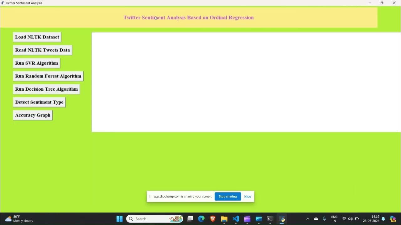 TWITTER SENTIMENTAL ANALYSIS USING PYTHON - YouTube