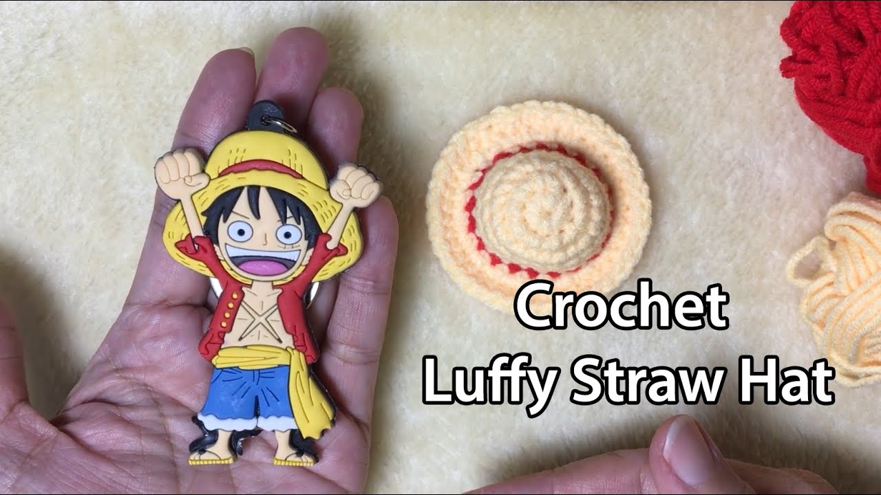 Crochet Luffy Straw Hat - YouTube