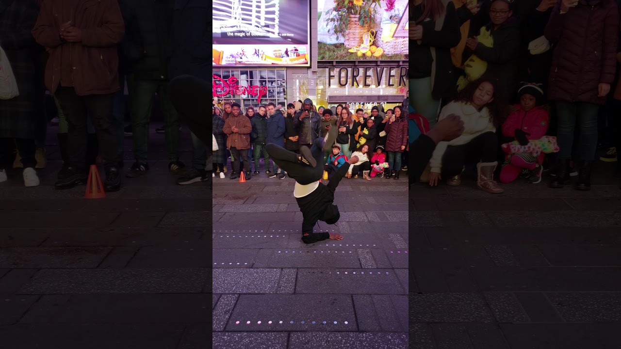 Night New York Time Square - Street Dance NY - YouTube
