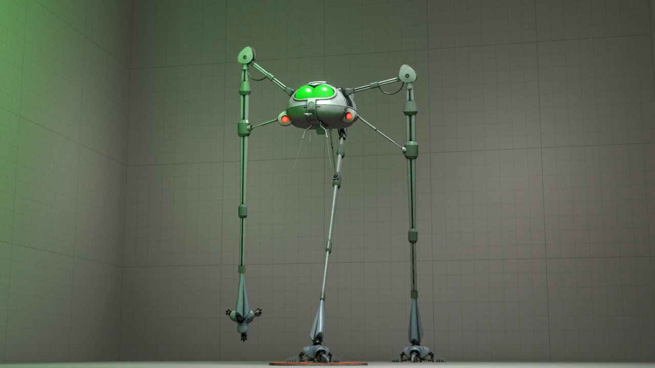 [SFM] Tripod walk cycle (No audio) - YouTube