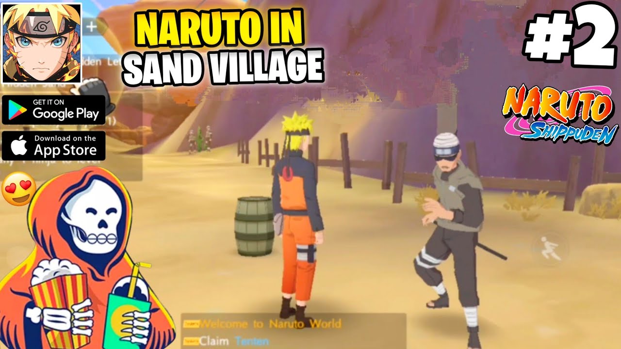 NARUTO WENT TO SAND VILLAGE TO SAVE GAARA || NARUTO KAGE GAMEPLAY #2 ...