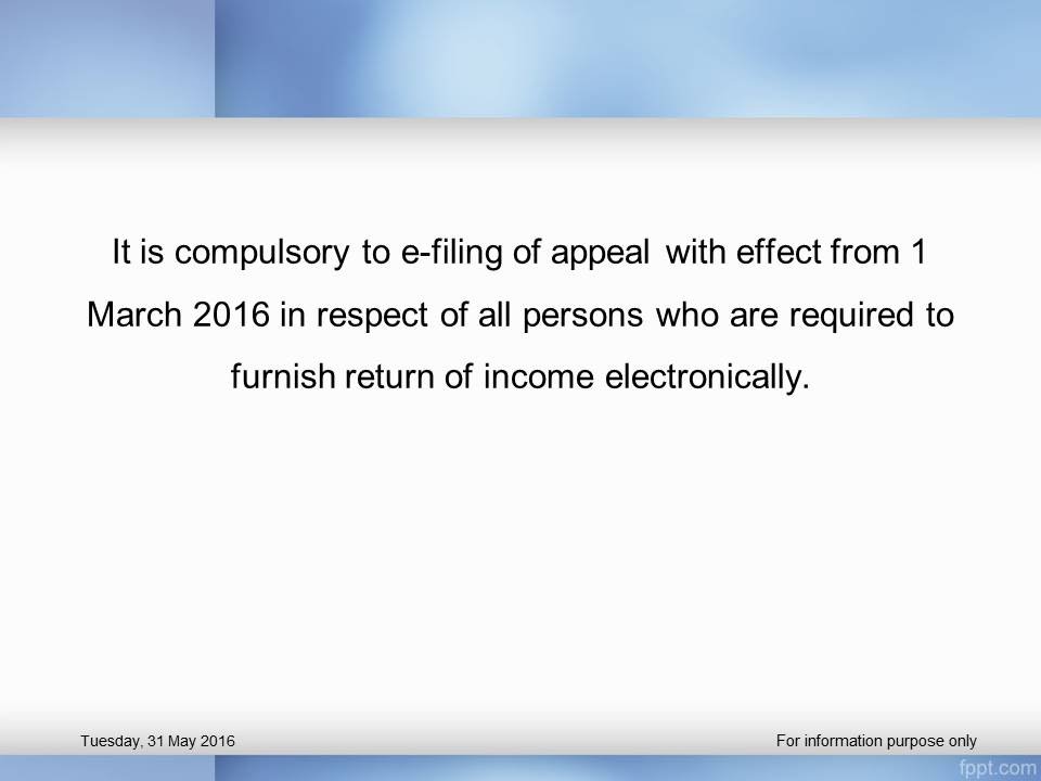 "E filing of appeal -extension of time limit" - YouTube