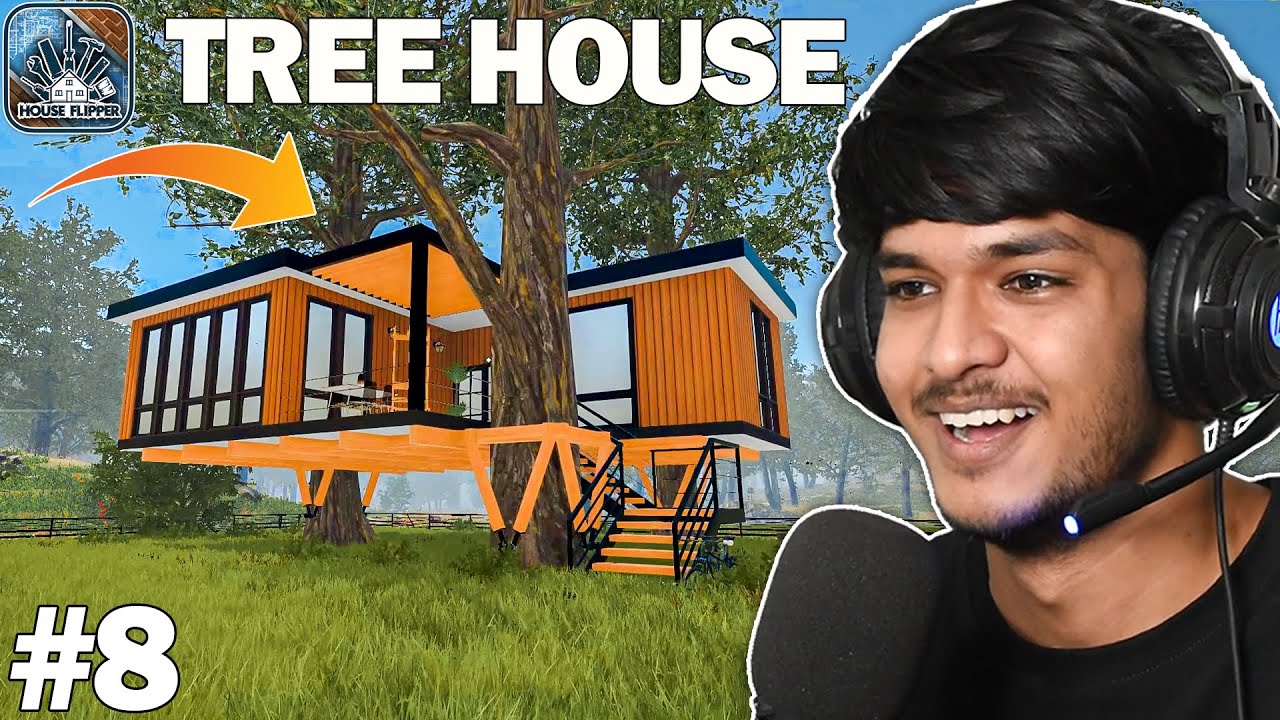 RENOVATING TREE HOUSE | HOUSE FLIPPER GAMEPLAY #8 - YouTube
