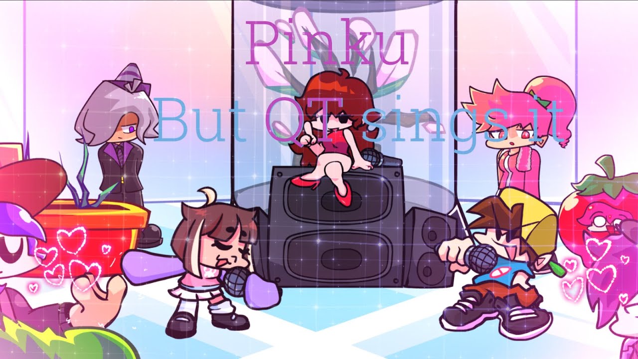 FNF - Pinku but QT sings it (Vs Imposter Human) - YouTube