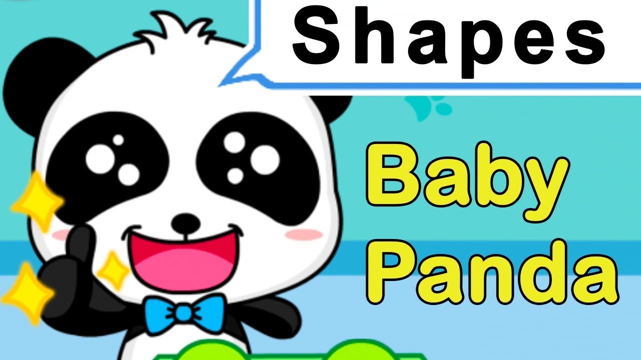 Baby Panda Learn Shapes - Best learning video for kids to learn all ...