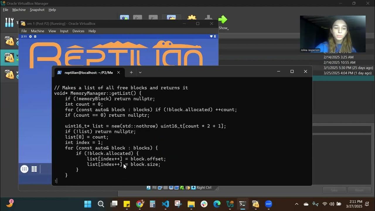 Cop4600 Custom Memory Allocator Project Video Walkthrough Youtube