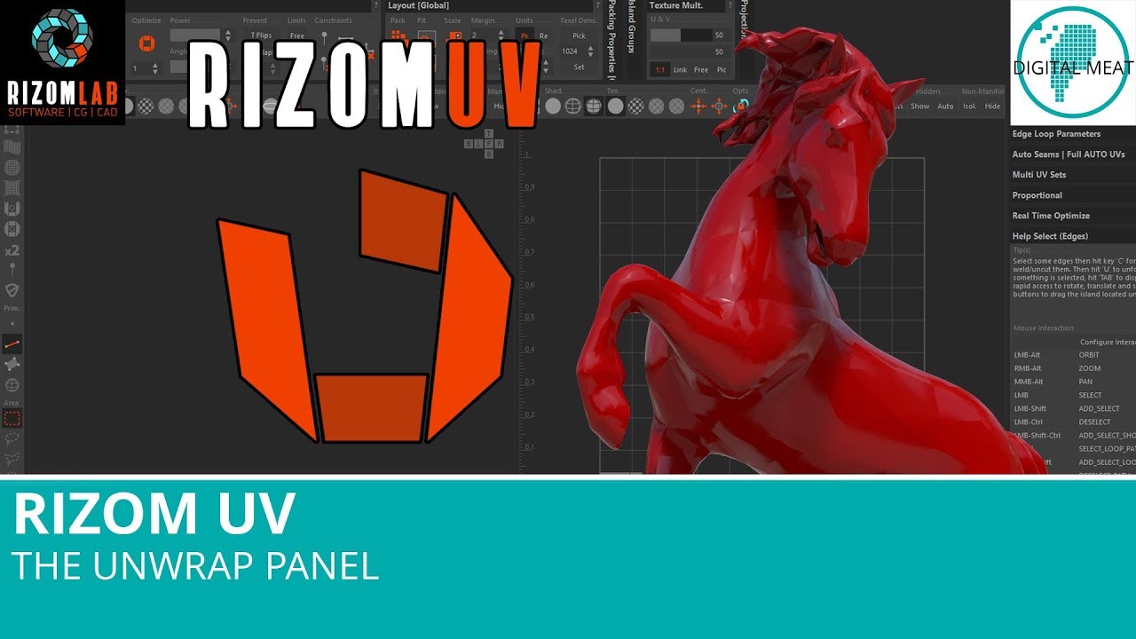 Rizom UV: The Unwrap Panel - YouTube