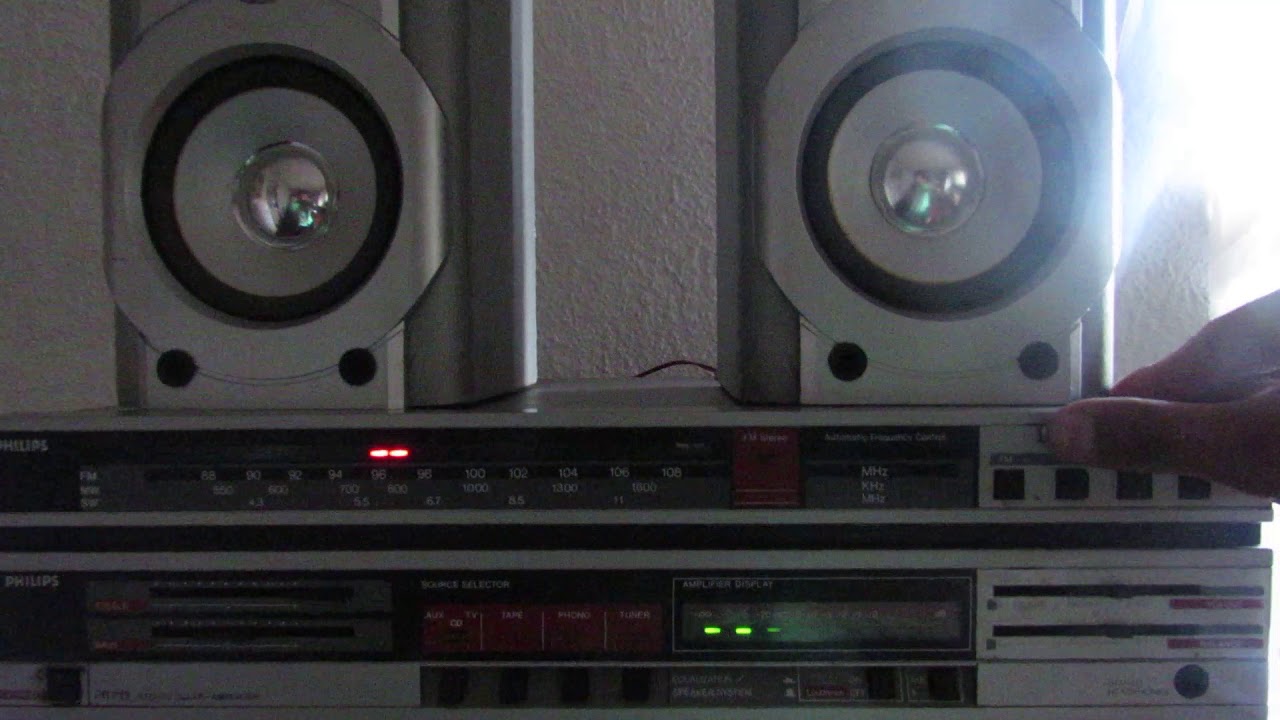 receiver philips fr 212 - YouTube