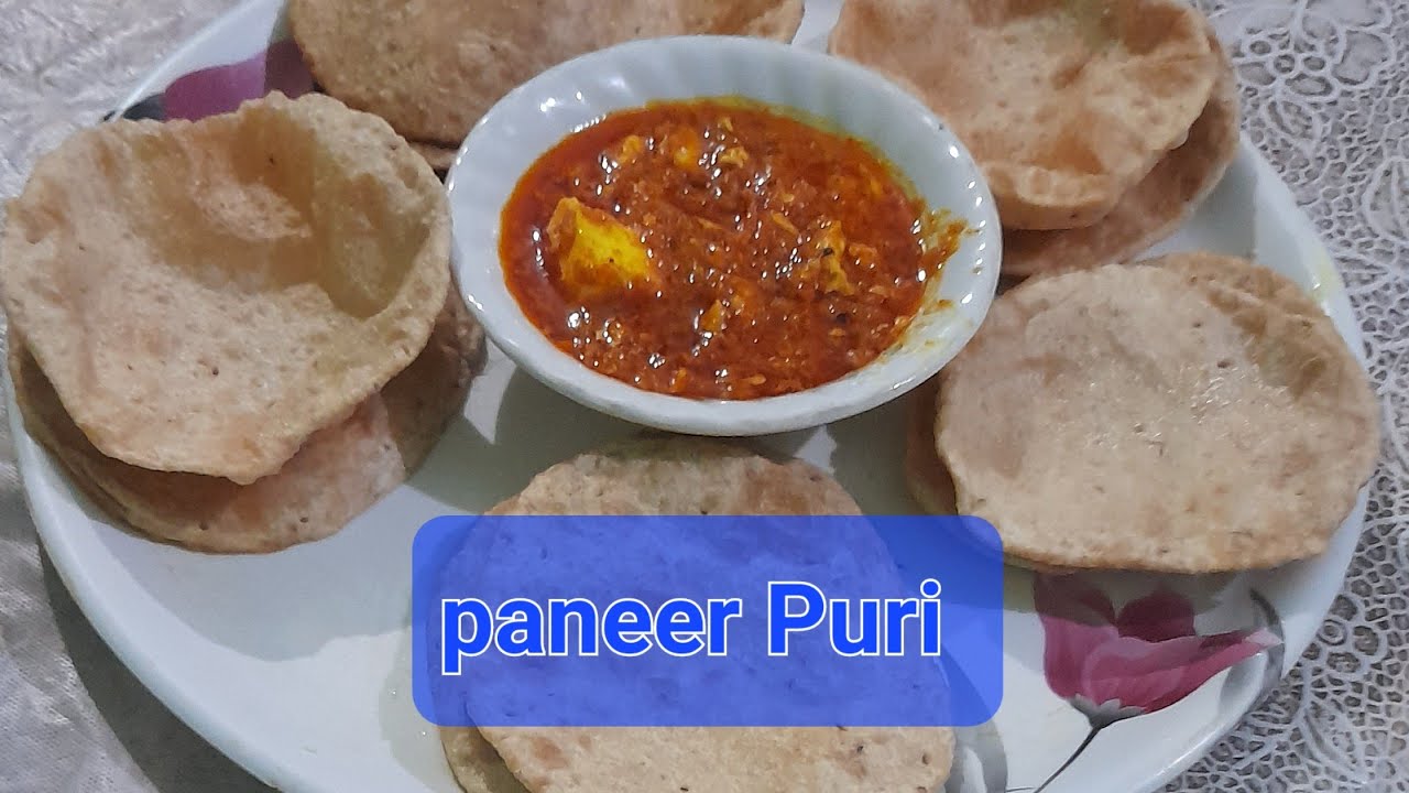 Paneer Puri Recipe I Paneer Recipe - YouTube