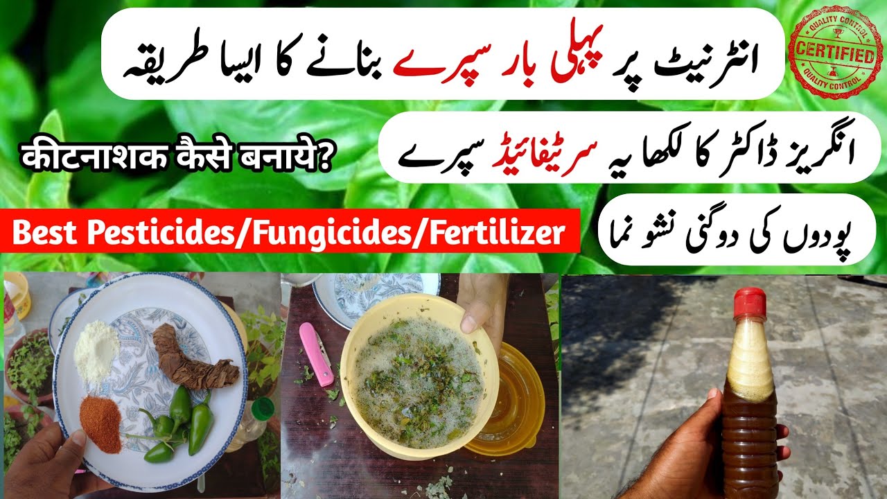 Unique And New Fully Organic Pesticides For Plants | Certified ...