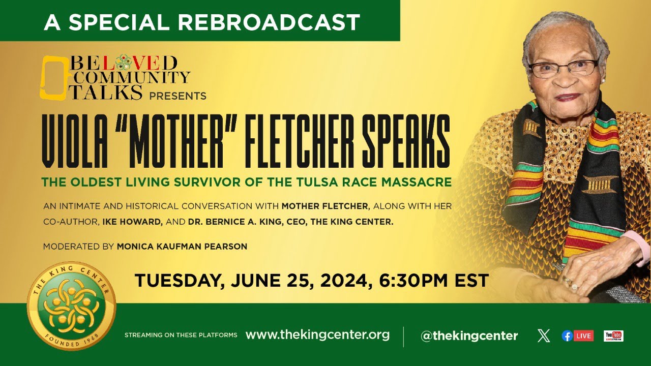Viola “Mother” Fletcher Speaks: A Special Beloved Community Talks ...