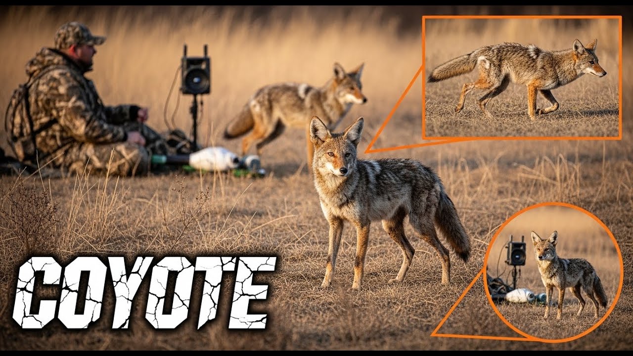 AGGRESSIVE Predators at CLOSE RANGE! Intense Coyote Hunting Action ...