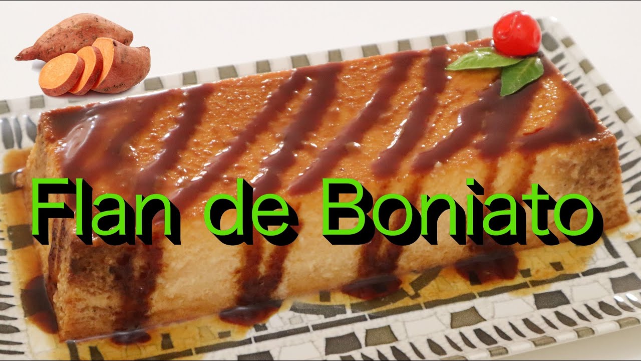 Receta fácil y resultona de flan de boniato rojo, un postre saludable y ...