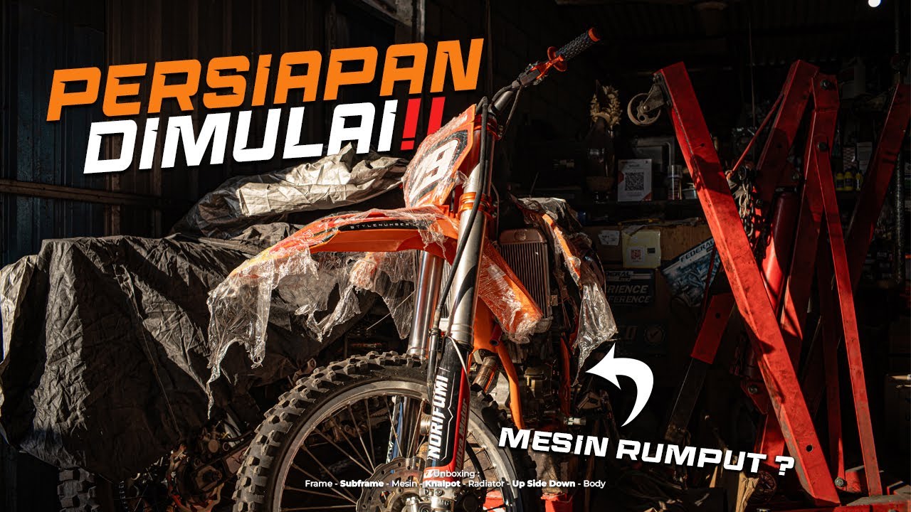 UNBOXING DAN RAKIT KTM SEHARGA KLX??? | PROJECT KTM PART 1 - YouTube
