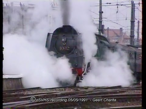 (13) NMBS-SNCB 1991 –Type 1 – Maidentrip 1.002 steam locomotive (Leuven ...