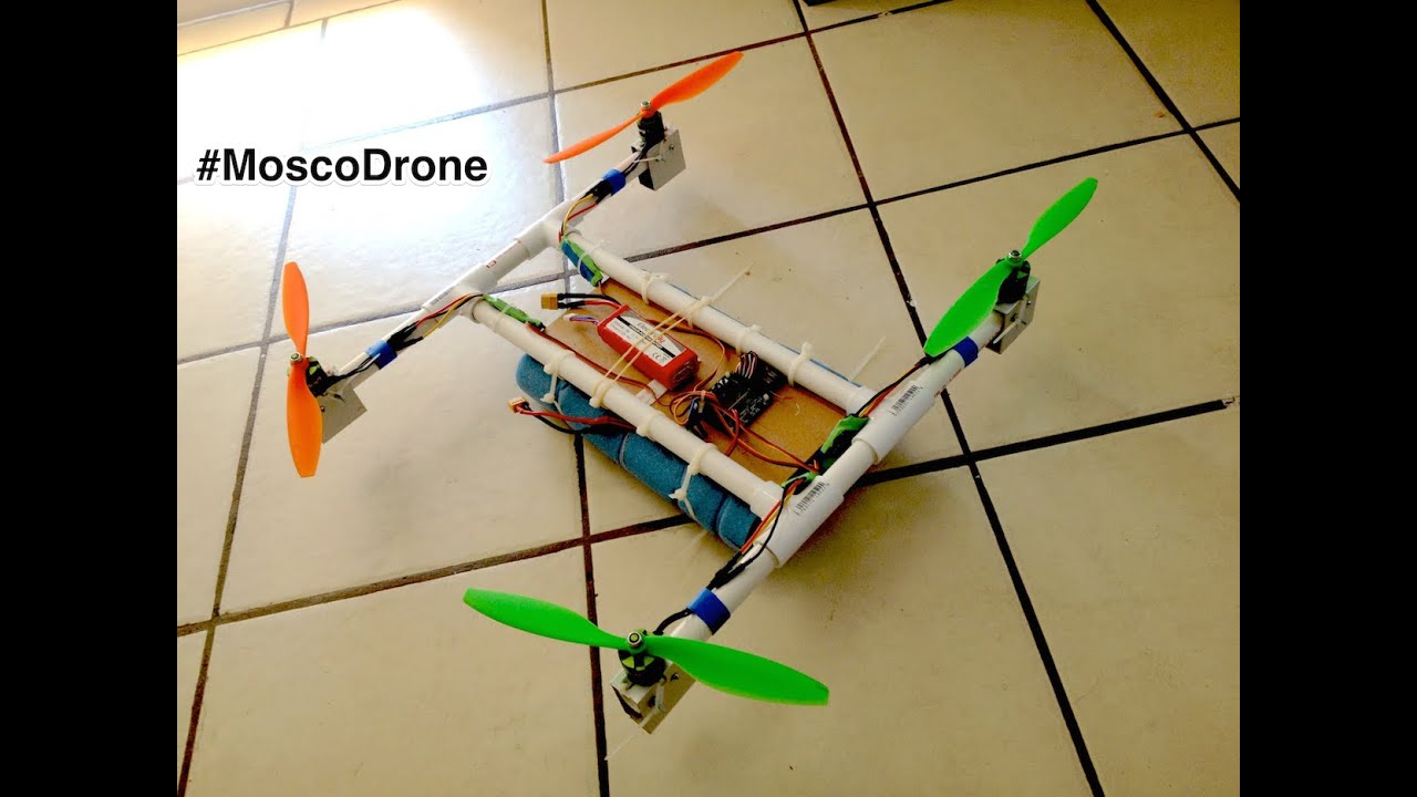 Quadcopter PVC Frame - YouTube