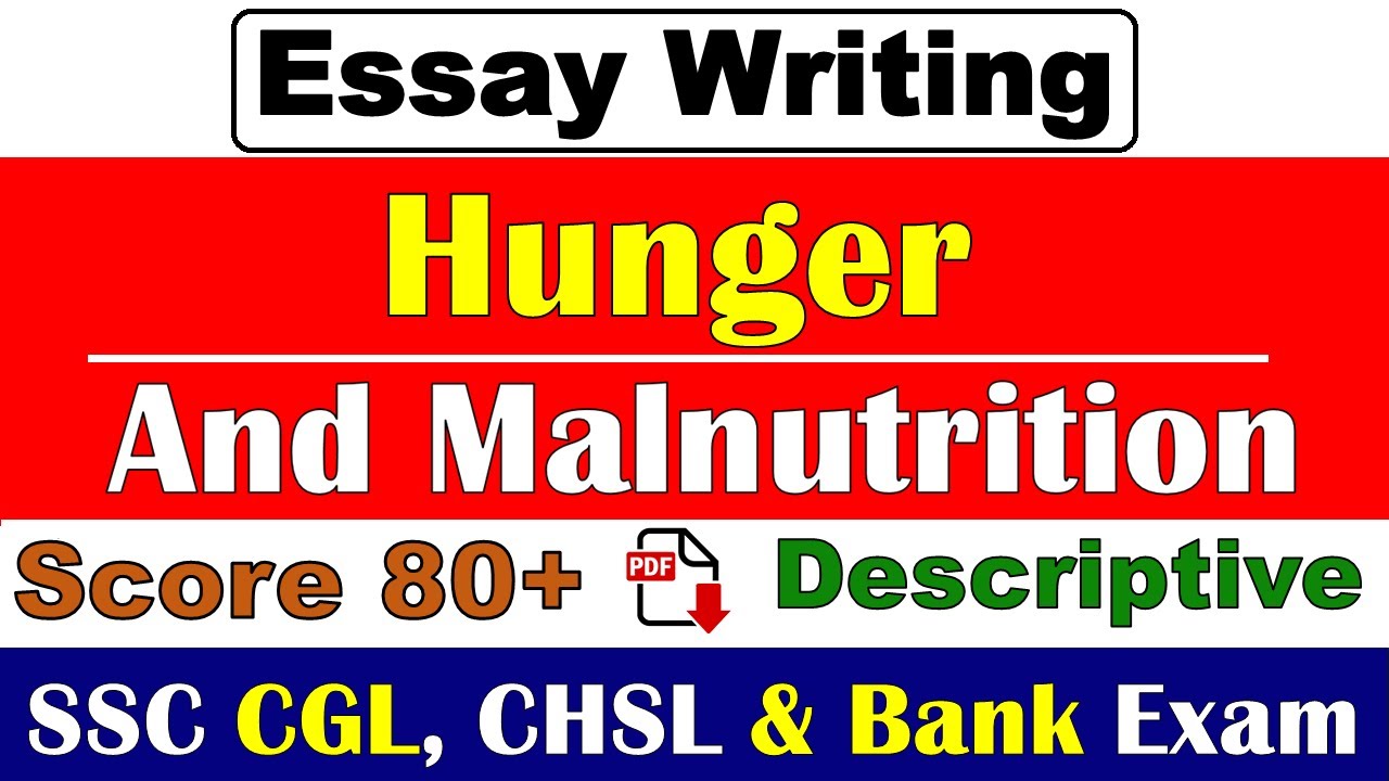 Hunger and malnutrition essay in english 250 words | essay on Hunger ...