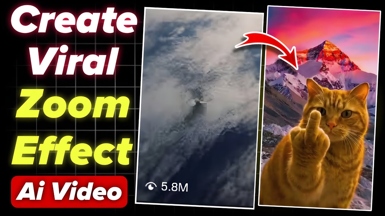 Create Viral Orange Cat Earth Zoom AI Reels | New TikTok & Instagram AI ...