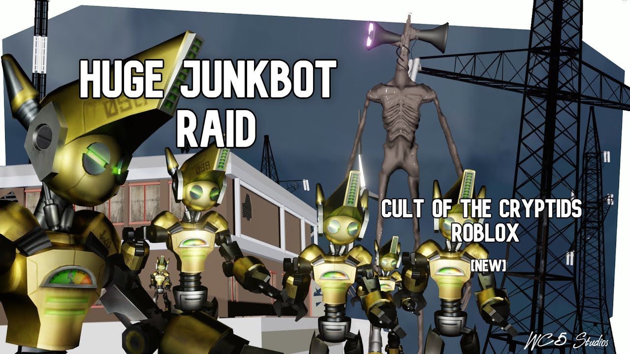 I RAIDED Cult of the Cryptids Roblox With JUNKBOTS [JUNKBOX REVOLUTION ...