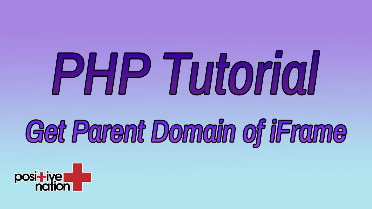 Can I Get the URL of iframe parent window with PHP? - YouTube