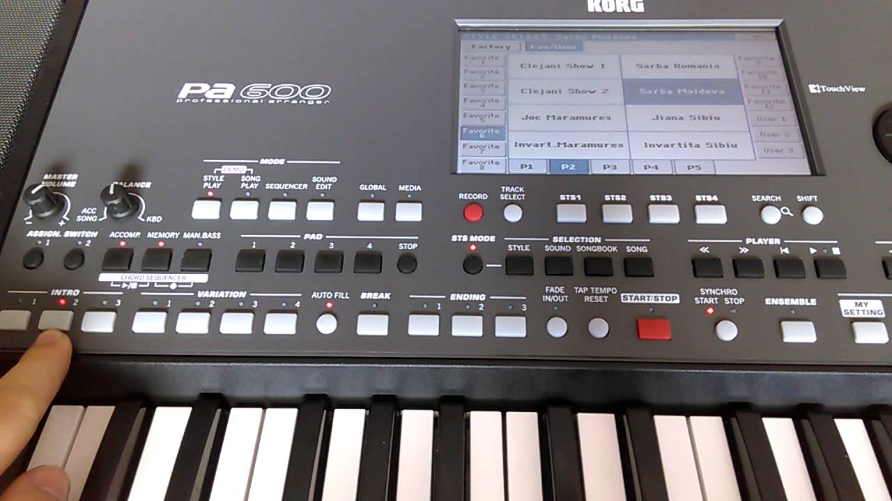 DEMO SET KORG PA600 - 2014 0752941593 - YouTube