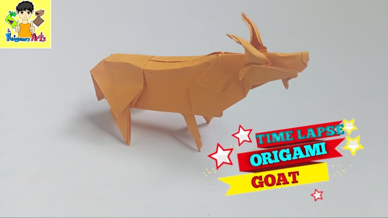 ORIGAMI GOAT - FGNAORIGAMI ( TIME LAPSE) - YouTube