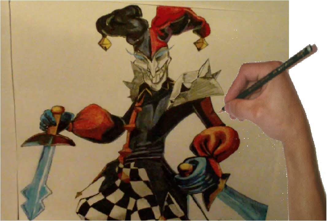 Speed Sketching Shaco - LEAGUE OF LEGENDS - Copic Markers - YouTube