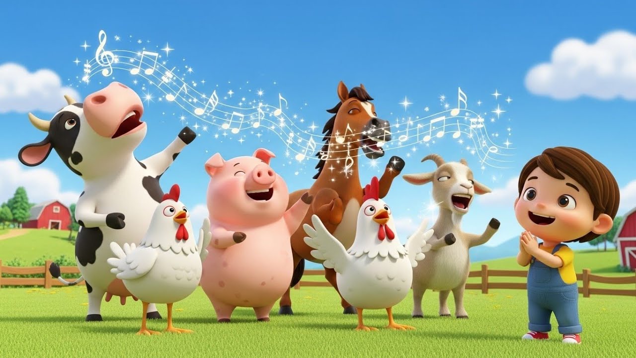 Beep Beep Farm Adventure 🚜🐮🌾 | Learn Animals & Sounds | Fun Kids ...