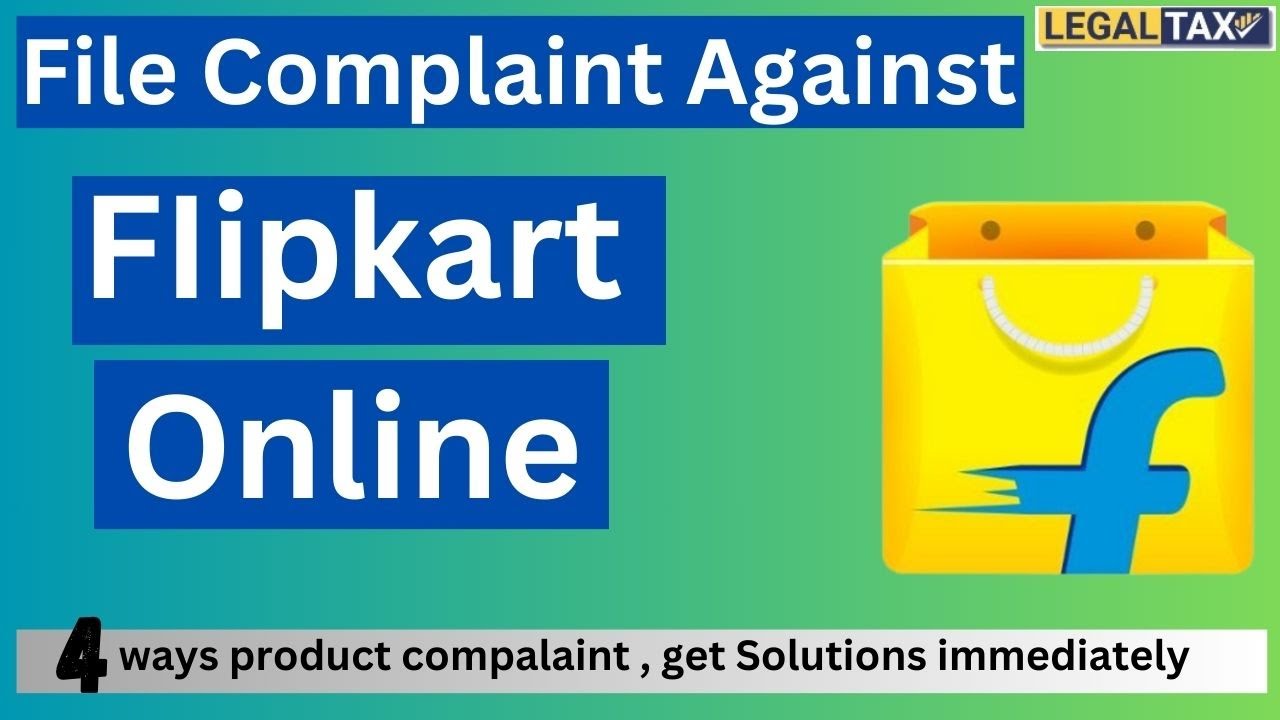 How to file Complaint to Flipkart Customer Care | Complain in Flipkart ...