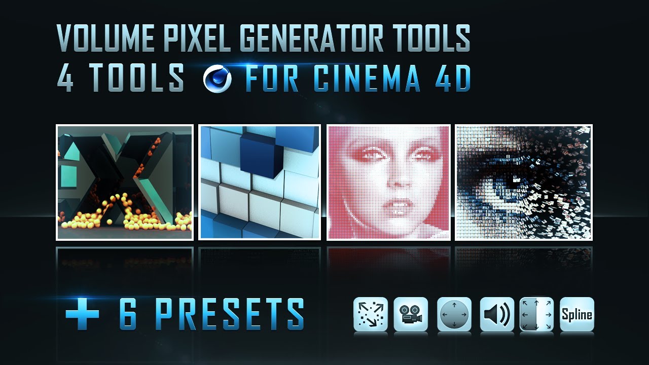 Volume Pixel GENERATOR Tools For C4D - YouTube