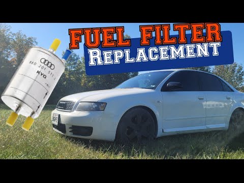 How to REPLACE a B6 S4 FUEL FILTER | vlog 51 | - YouTube