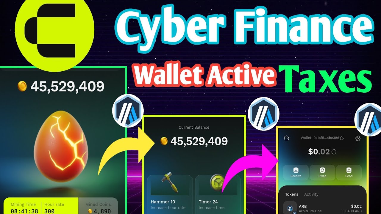 cyber finance airdrop wallet connect || cyber finance airdrop update ...