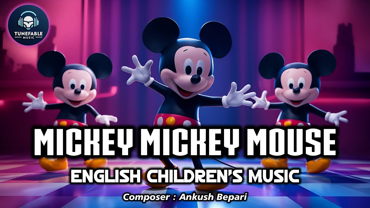 Mickey Mickey Mouse || English Children's Music - YouTube