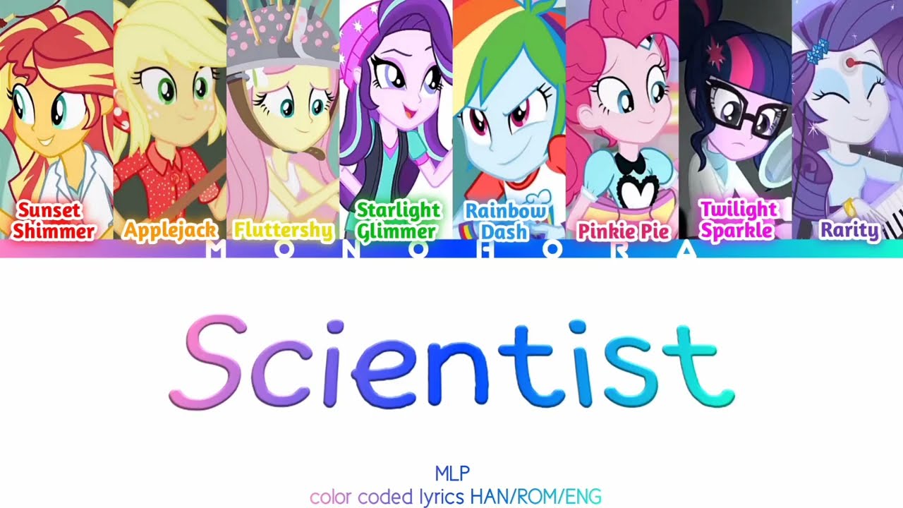 MLP sing Scientist- TWICE [color coded lyrics HAN/RON/ENG] - YouTube