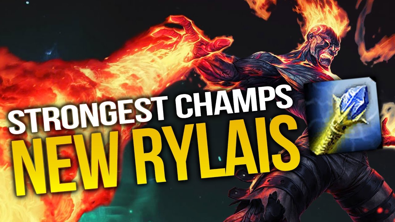 Champions that are STRONGER with the NEW RYLAIS (League of Legends ...