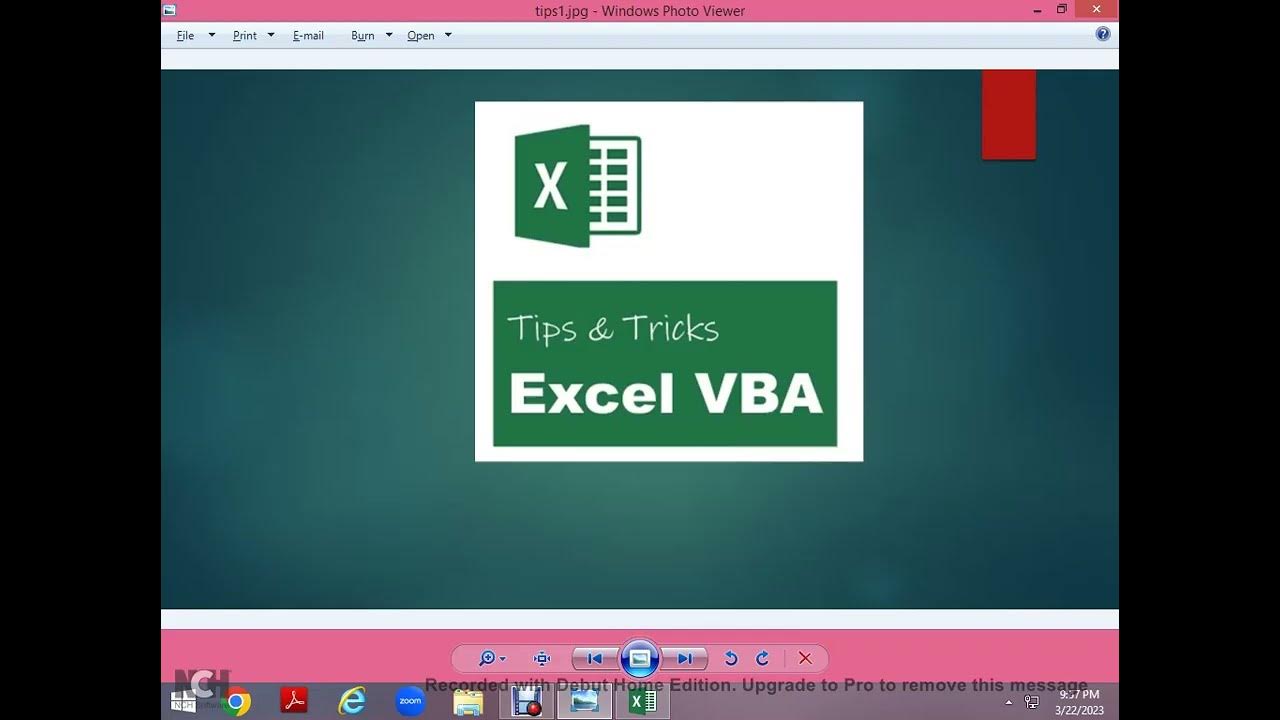 MIS Excel VBA Macro Tricks 2 - YouTube