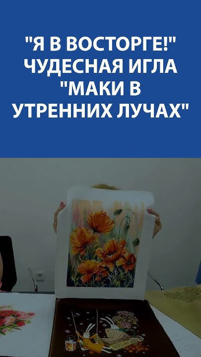 Я в восторге Вышивка Крестиком Чудесная игла Маки в утренних лучах