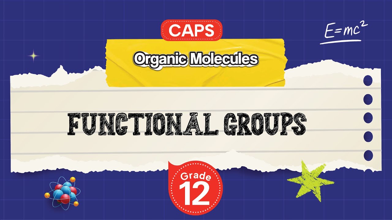 [GRADE 12] Functional Groups - YouTube